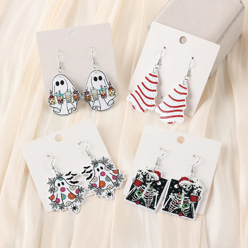 Buy Holiday Earrings - Christmas Earrings & Halloween Earrings – Green ...