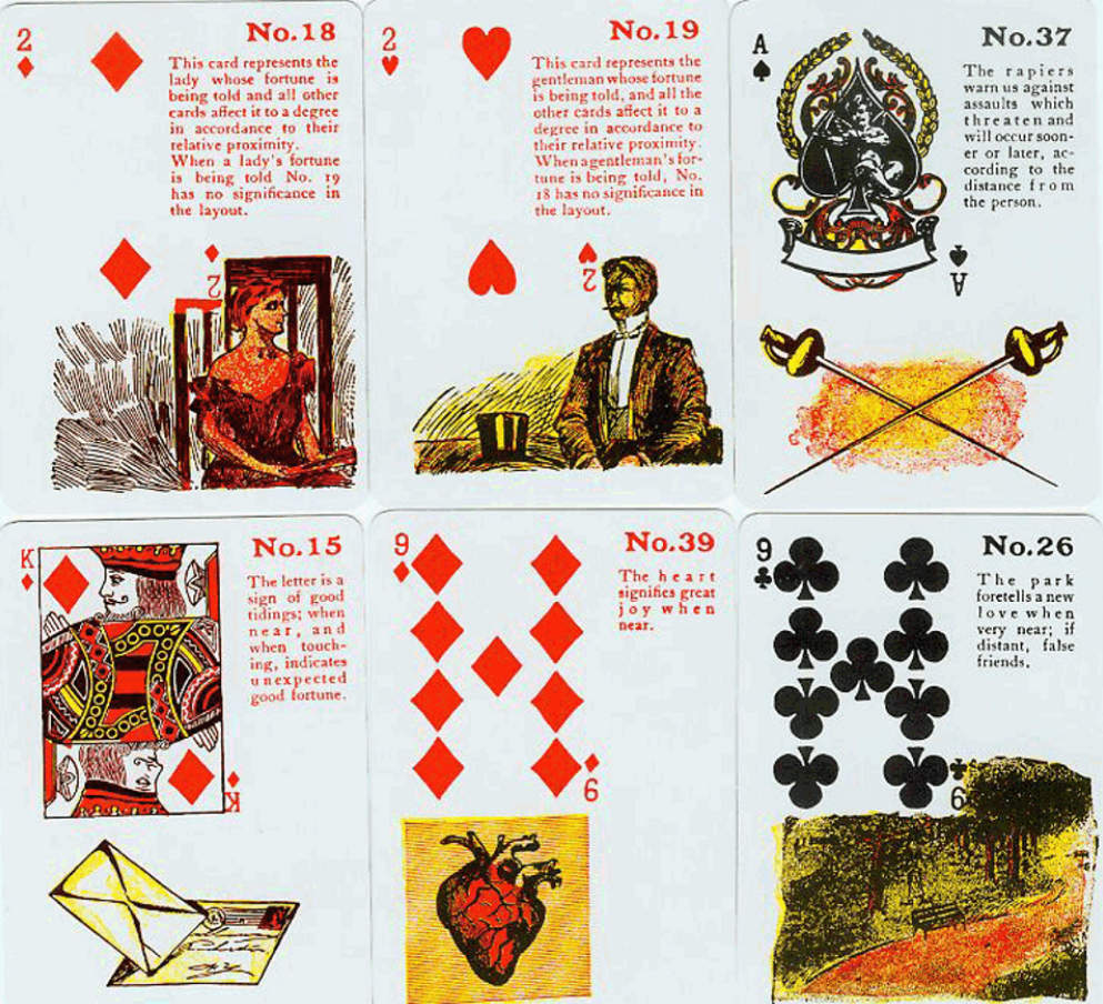 Oracle Card Deck Gypsy Witch Fortune Telling Playing Cards - 55-Card ...