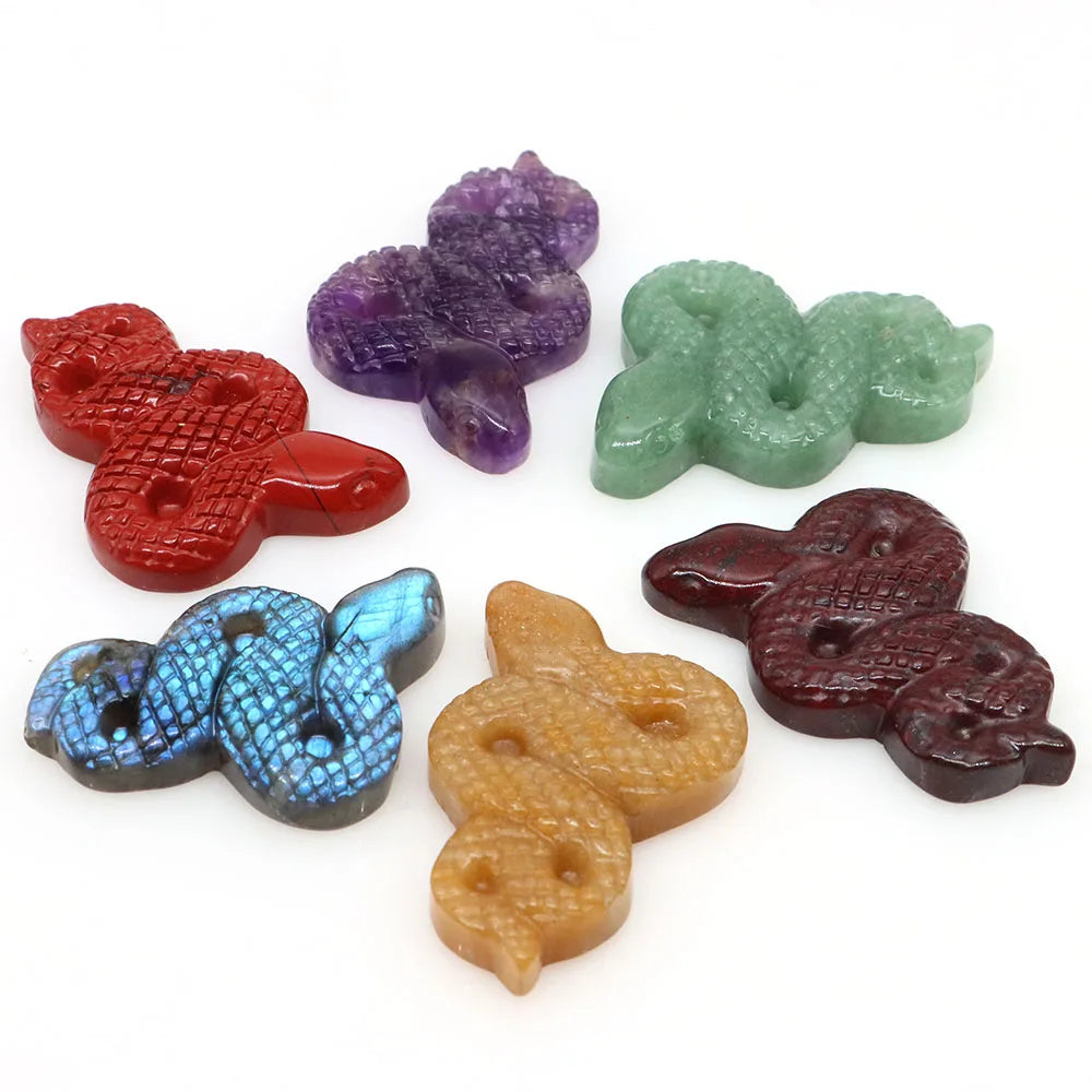 Buy Crystal Snakes, Stone Snakes, & Crystal Snake Figurines – Green ...