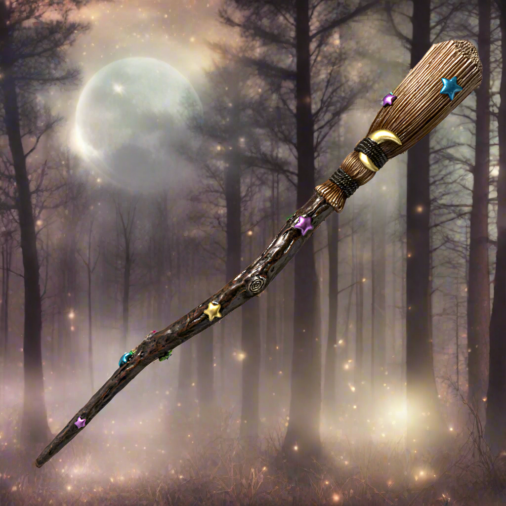Witches Broom Mystical Wand | Witch Wands, Magic Wands, Witchcraft ...